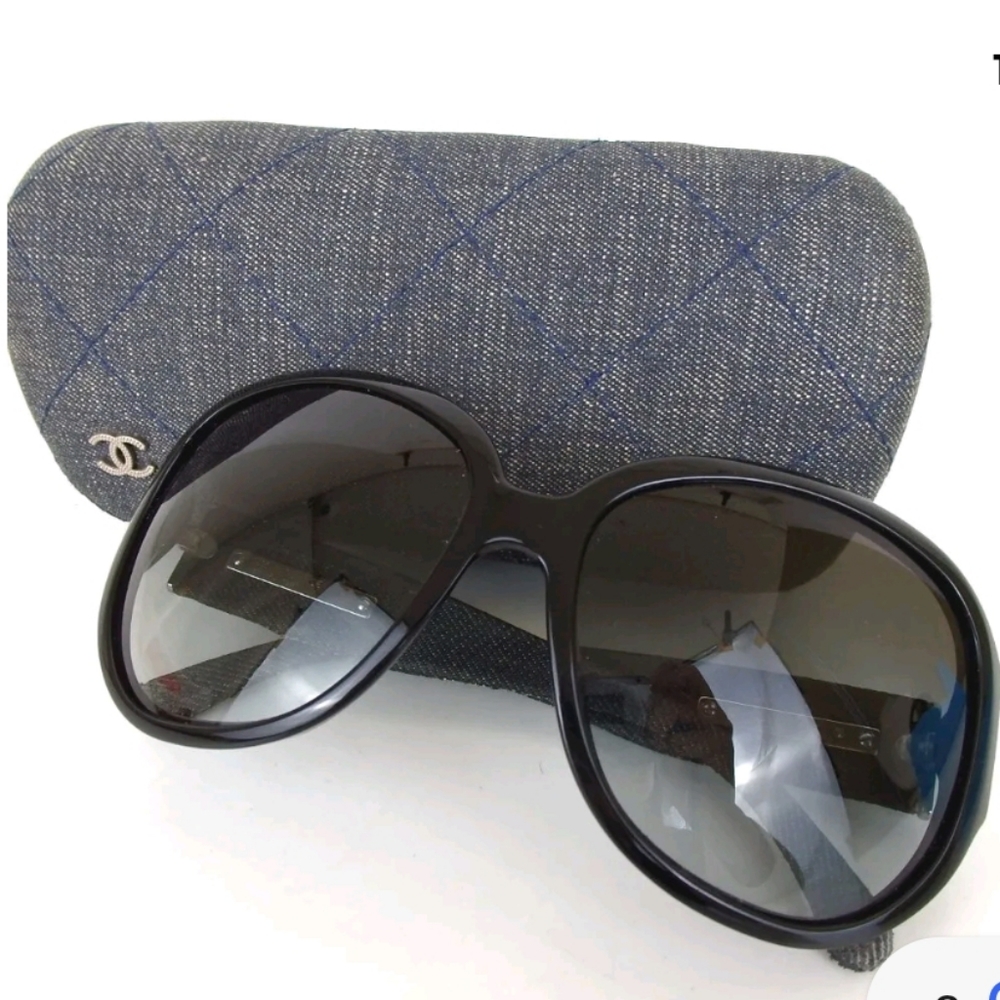 Chanel Coco Mark Sunglasses Denium - Gem